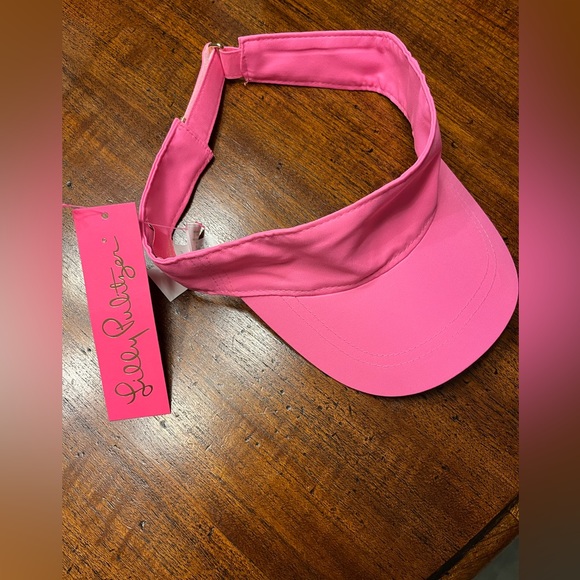 Accessories | Nwt Lilly Pulitzer Rare Pink Visor | Poshmark